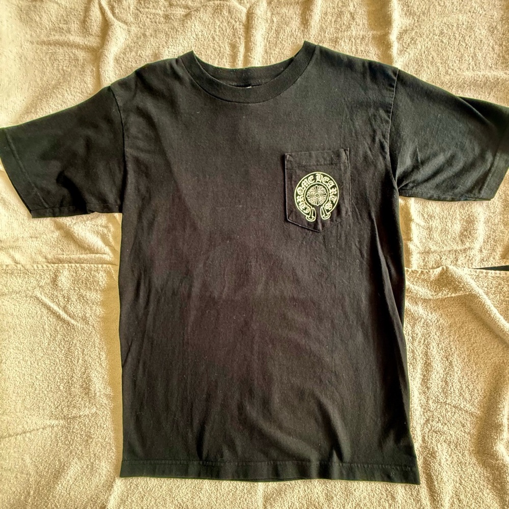 Authentic Chrome Hearts Black Tee W/ Logo Detail. Rar… - Gem